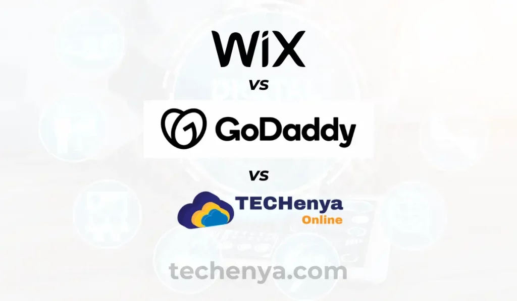 Wix vs GoDaddy vs TECHenya Online - TECHenya